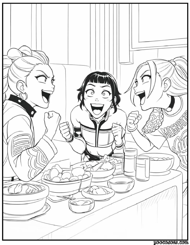 20 K-Pop Demon Hunters Coloring Pages Free | Printable For Fans