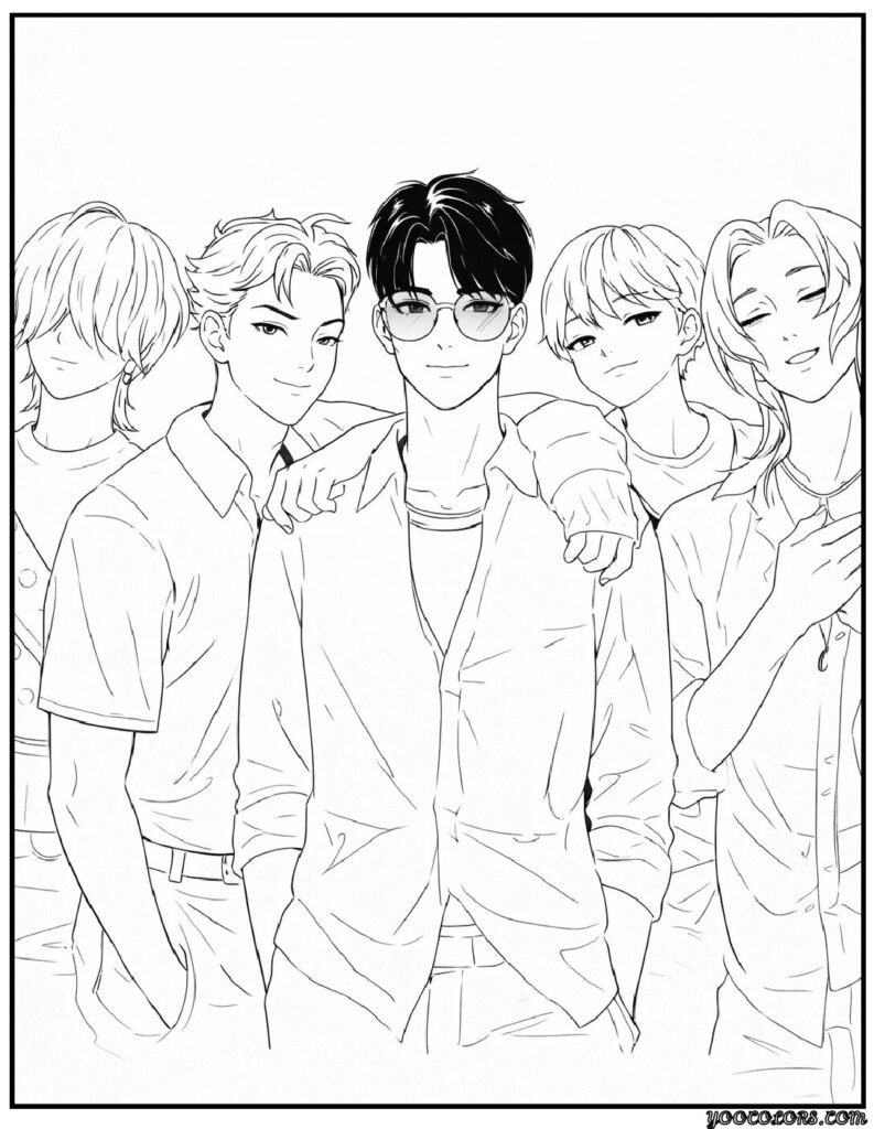 20 K-Pop Demon Hunters Coloring Pages Free | Printable For Fans