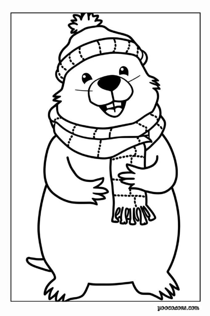 31 Groundhog Day Coloring Pages For Kids – Free Printables