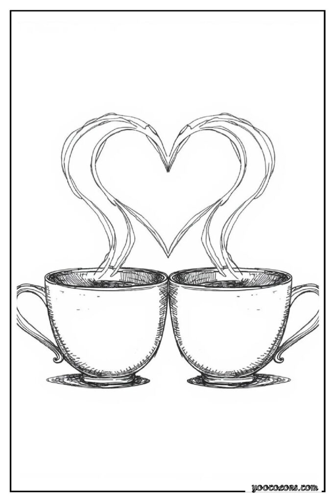 30+ Love Coloring Pages | Free Printables For Kids & Adults