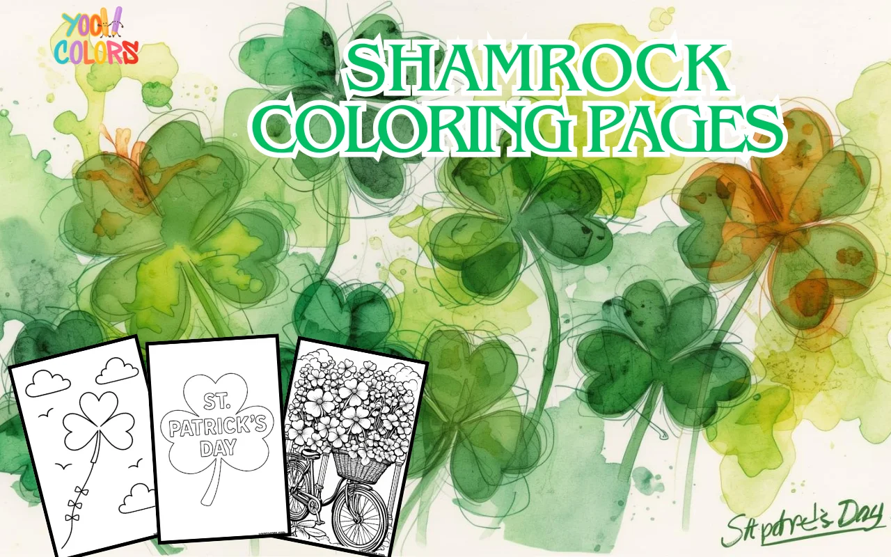 30 Shamrock Coloring Pages Free Printables St. Patrick’s Day