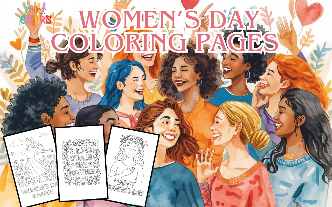 30 Women’s Day Coloring Pages – Free PDF Printables