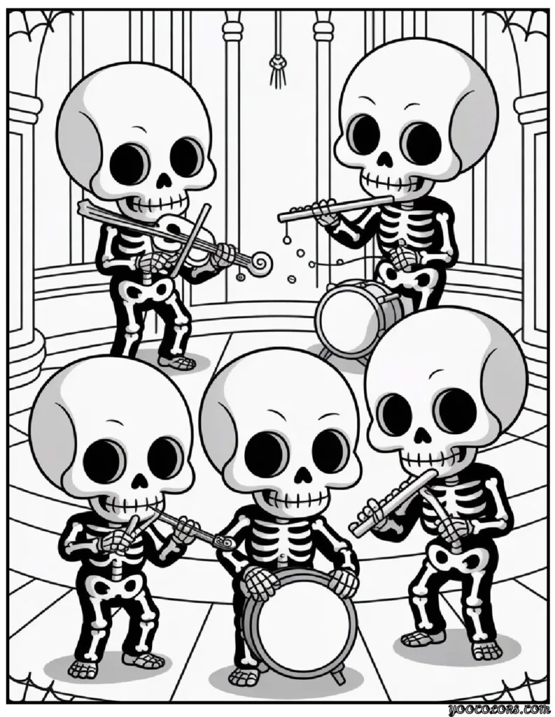 10 Chibi Gothic Coloring Pages – Romantic & Dark Fantasy Pdf