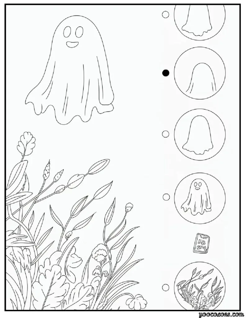 20 Free Printable Ghost Coloring Pages For Kids & Adults