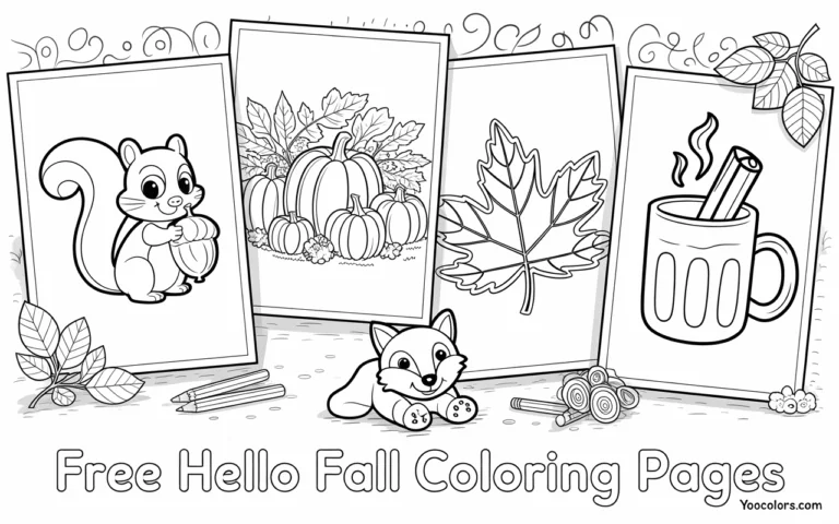 Seasonal Coloring Pages