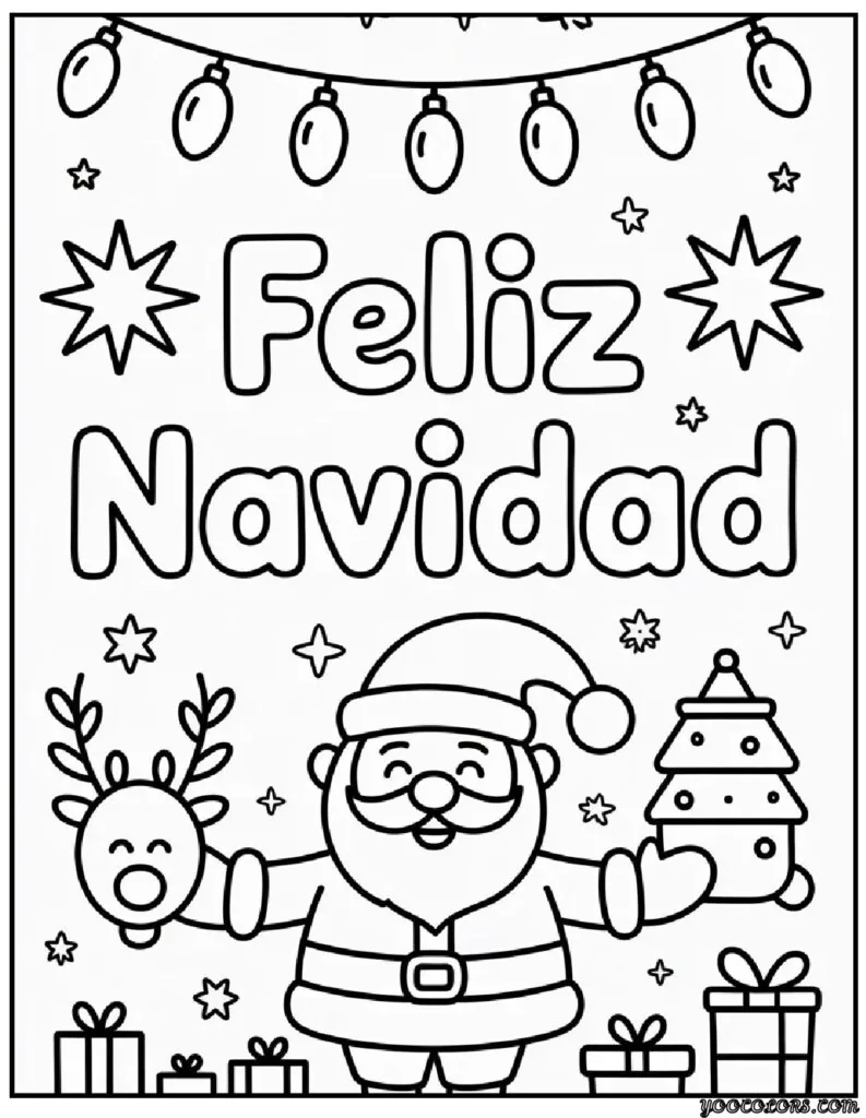 10 Christmas Coloring Pages In Spanish Free Pdf Printables