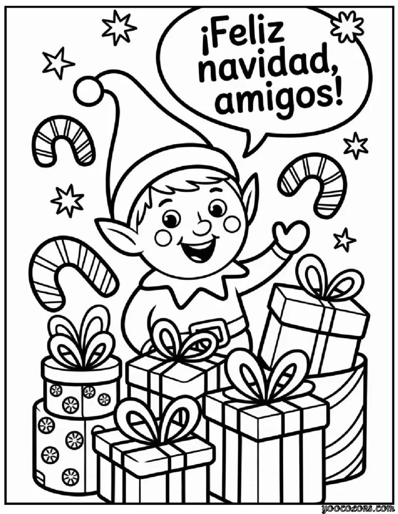 10 Christmas Coloring Pages In Spanish Free Pdf Printables