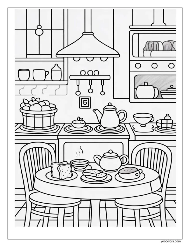 20 Cozy Coloring Pages Easy – Relaxing Free Printables