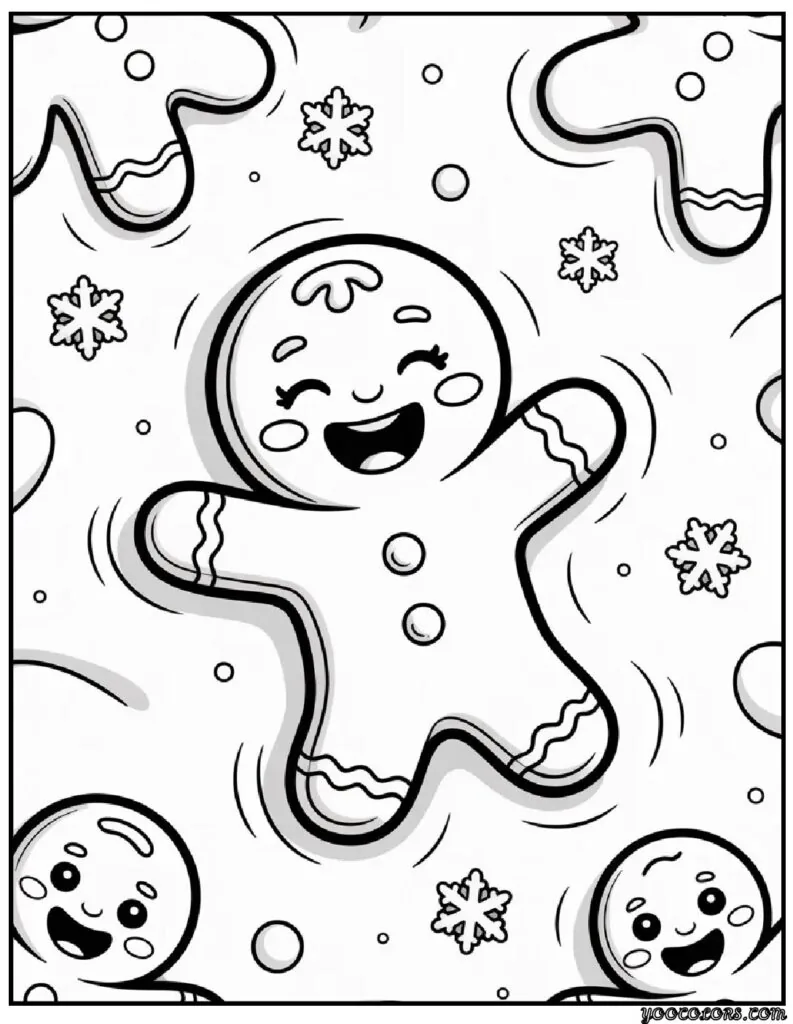 10 Gingerbread Coloring Pages – Free Printable Holiday Sheets