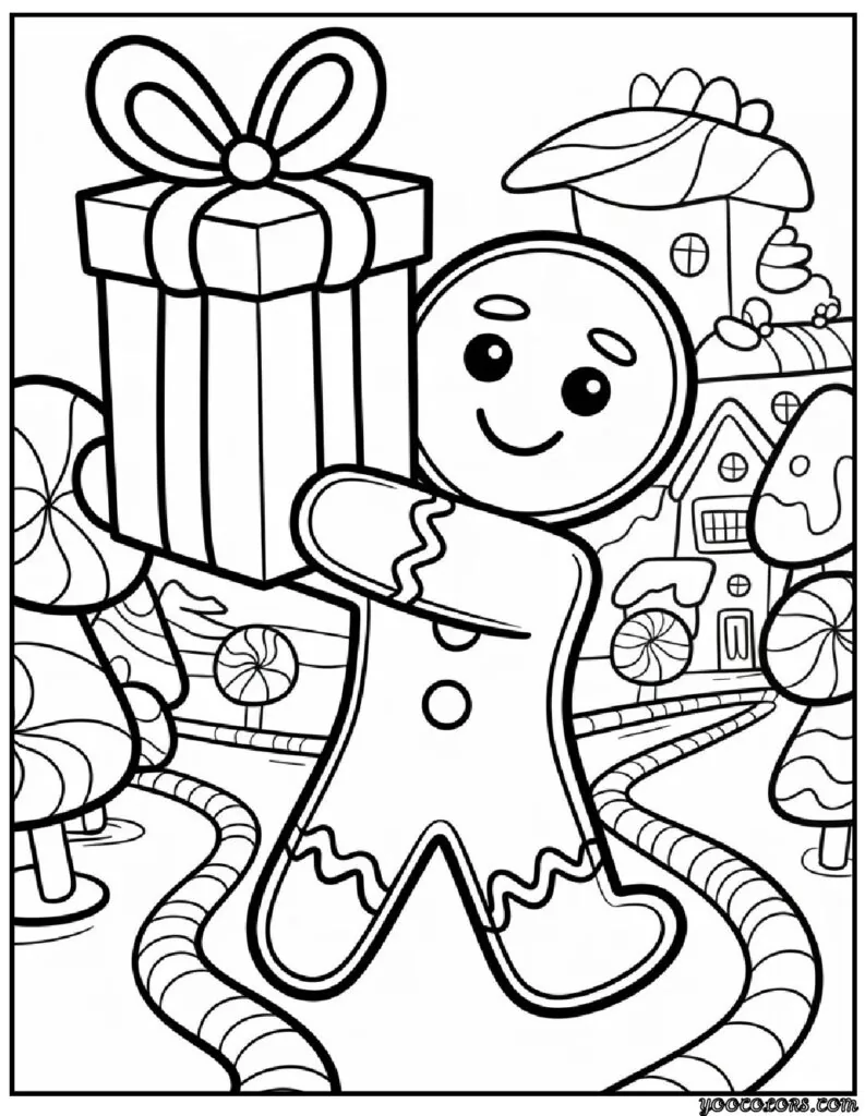 10 Gingerbread Coloring Pages – Free Printable Holiday Sheets