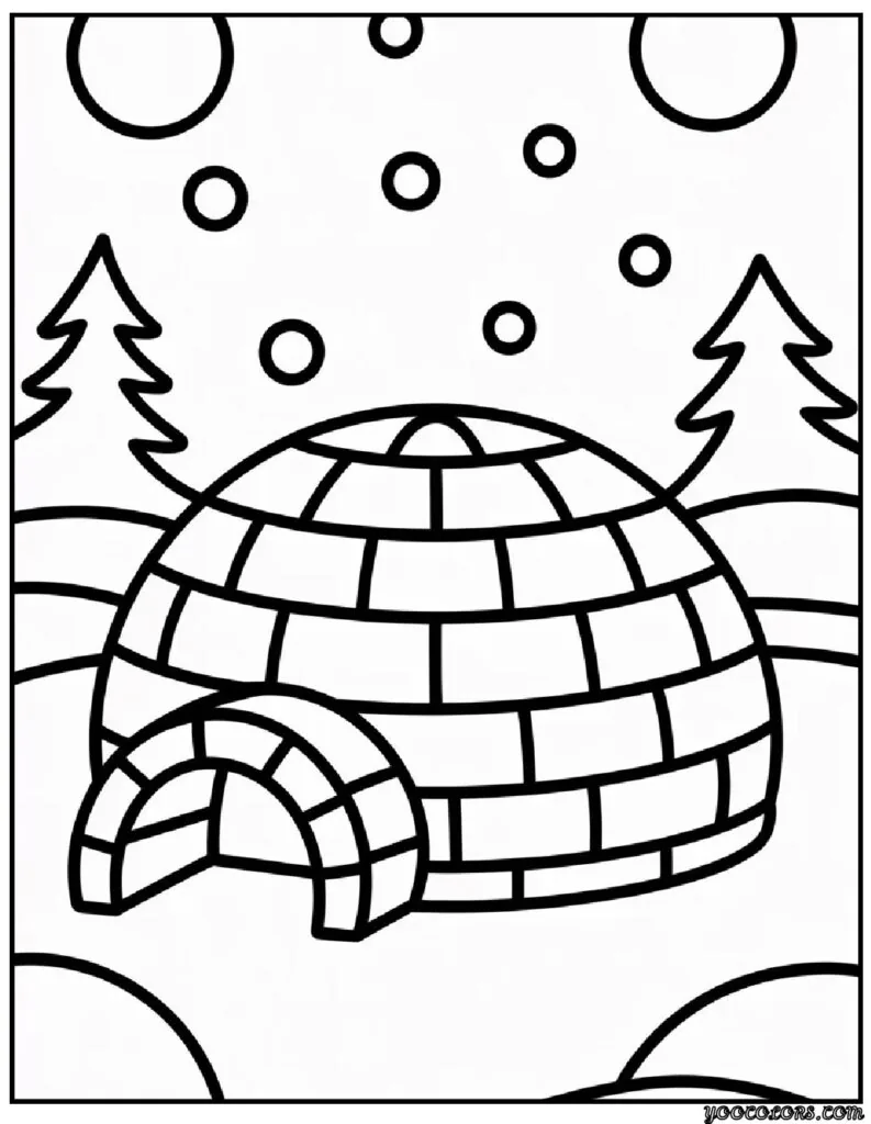 10 Winter Coloring Pages Kindergarten – Free Printable