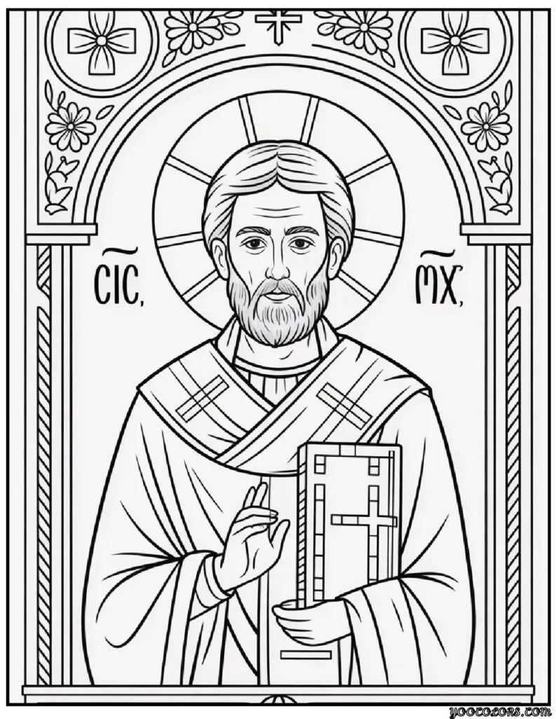 10 Orthodox Christian Coloring Pages Free Printable Coloring