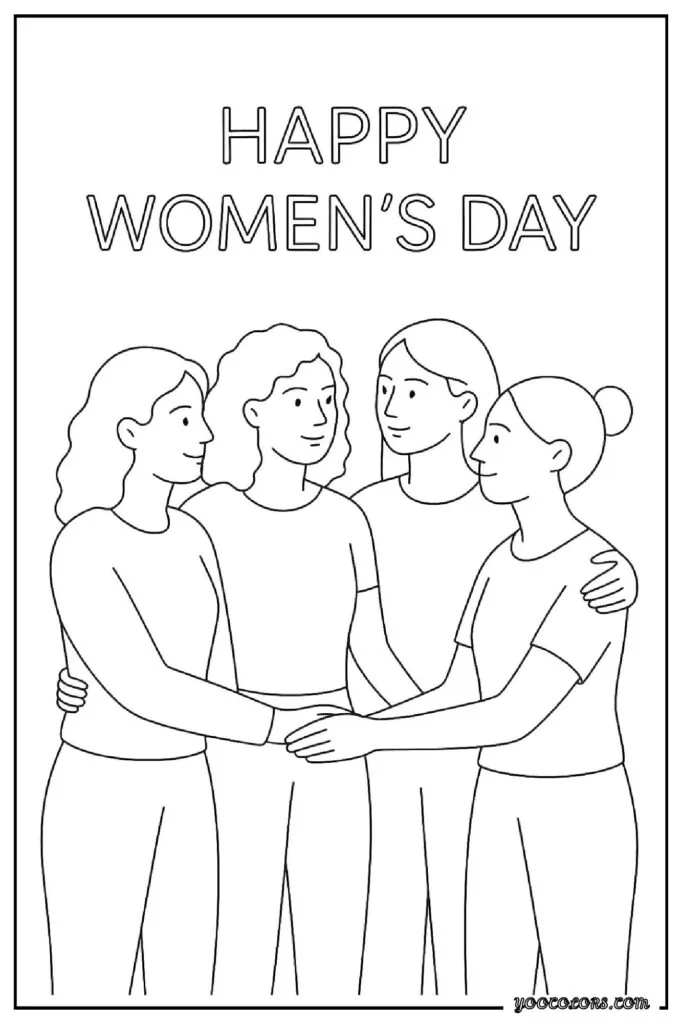 30 Women’s Day Coloring Pages – Free PDF Printables
