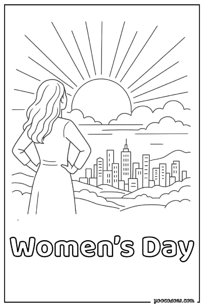 30 Women’s Day Coloring Pages – Free PDF Printables