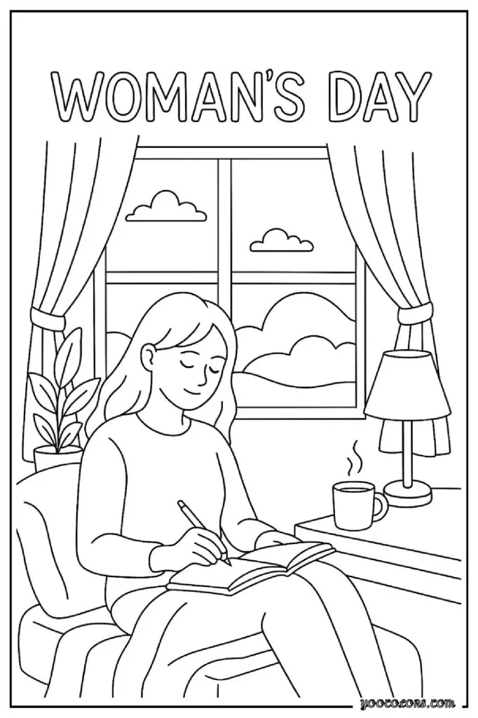 30 Women’s Day Coloring Pages – Free PDF Printables